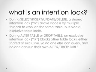 InnoDB Locking Explained with Stick Figures | PDF