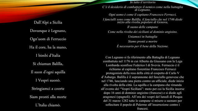 Inno di mameli | PPTX