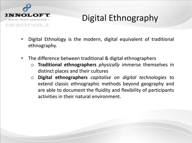 Innoloft digital ethnography presentation v3 | PPTX