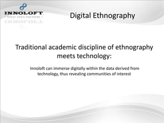 Innoloft digital ethnography presentation v3 | PPTX