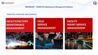 Innomaint FM 4.0 | Maintenance Management Software | CMMS Software | PPT