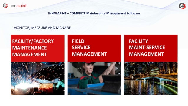 Innomaint FM 4.0 | Maintenance Management Software | CMMS Software | PPT