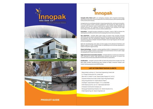 Innopak infra chem llp brochure final (1) | PPT