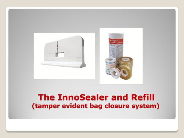 More About InnoSeal Systems- Tamper Evident Bag Sealer | PPT