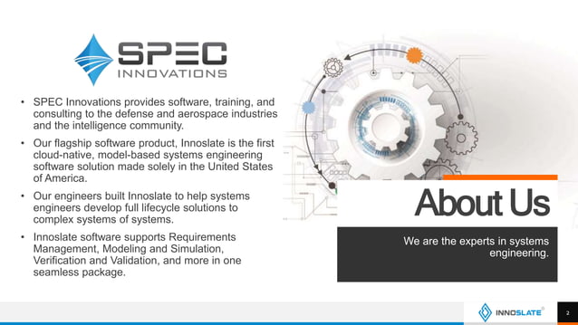 Innoslate Overview | PPT