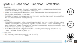 Innoslate the Gateway to SysML 2.0 and Beyond | PPT