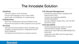 Innoslate, A Model-Based Systems Engineering Tool | PPT