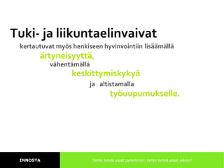 Innosta yritys liikkumaan! | PPT