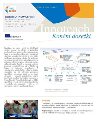 Innoteach project - Končni dosežki | PDF