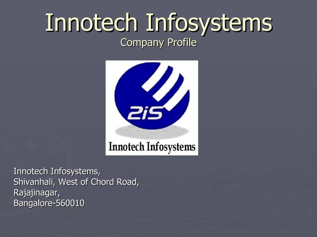 Innotech infosystems | PPT