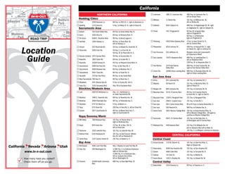 In N Out Burger Locations Printable | PDF