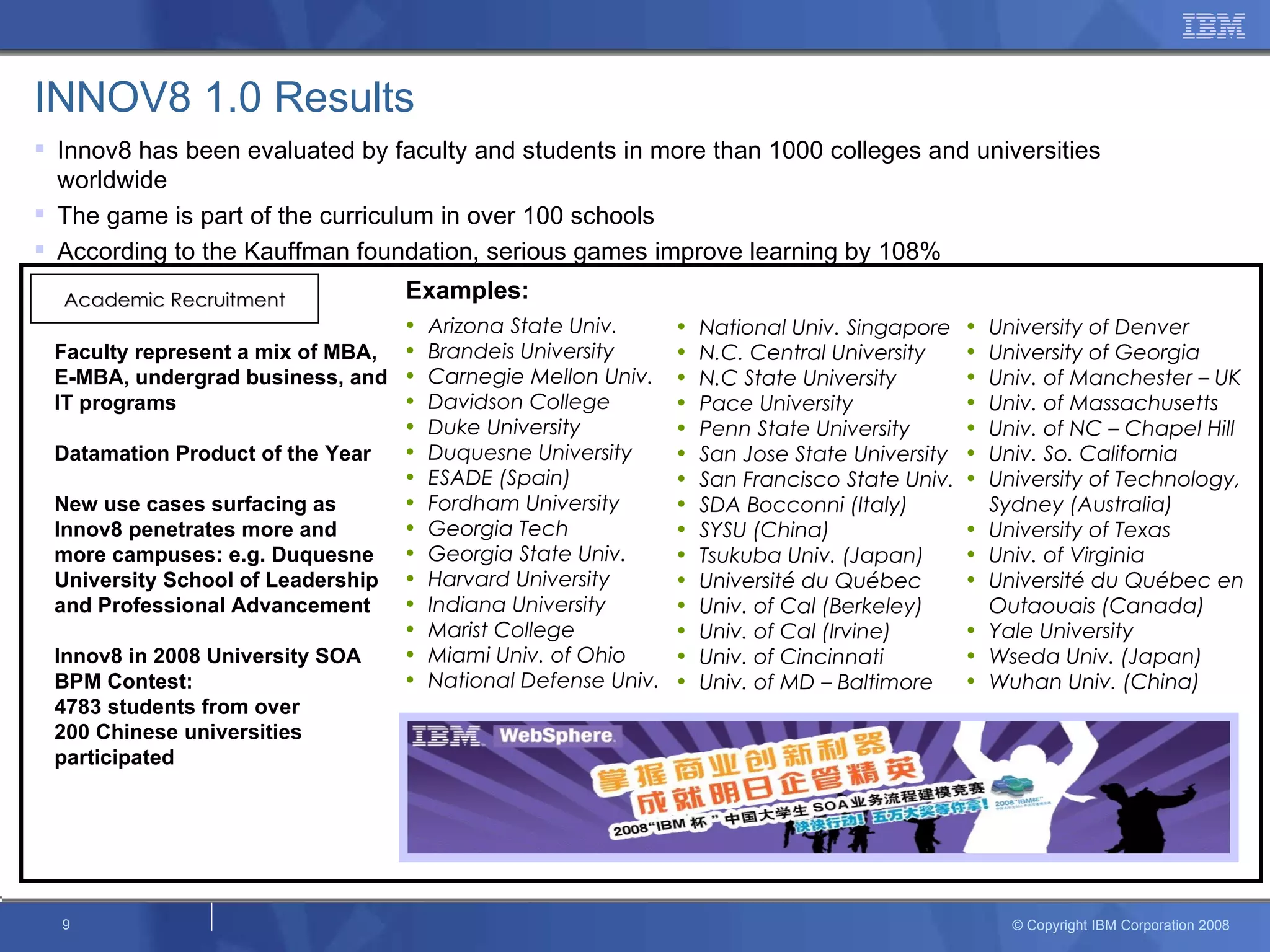 INNOV8 2.0: A BPM Simulator Game | PPT