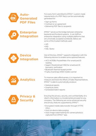 Innov8tif EMAS™ (Enterprise Mobility Application Solution) - Brochure | PDF