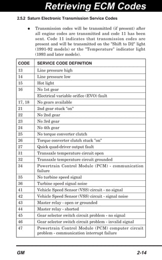 Innova 3123 GM OBD1 Code Reader User Manual | PDF