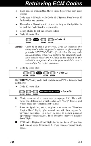 1990 Chevy Lumina Code 12