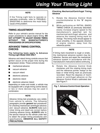 Innova 3551 Inductive Timing Light User Manual | PDF