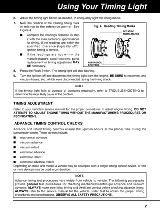 Innova 3568 Digital Timing Light User Manual | PDF