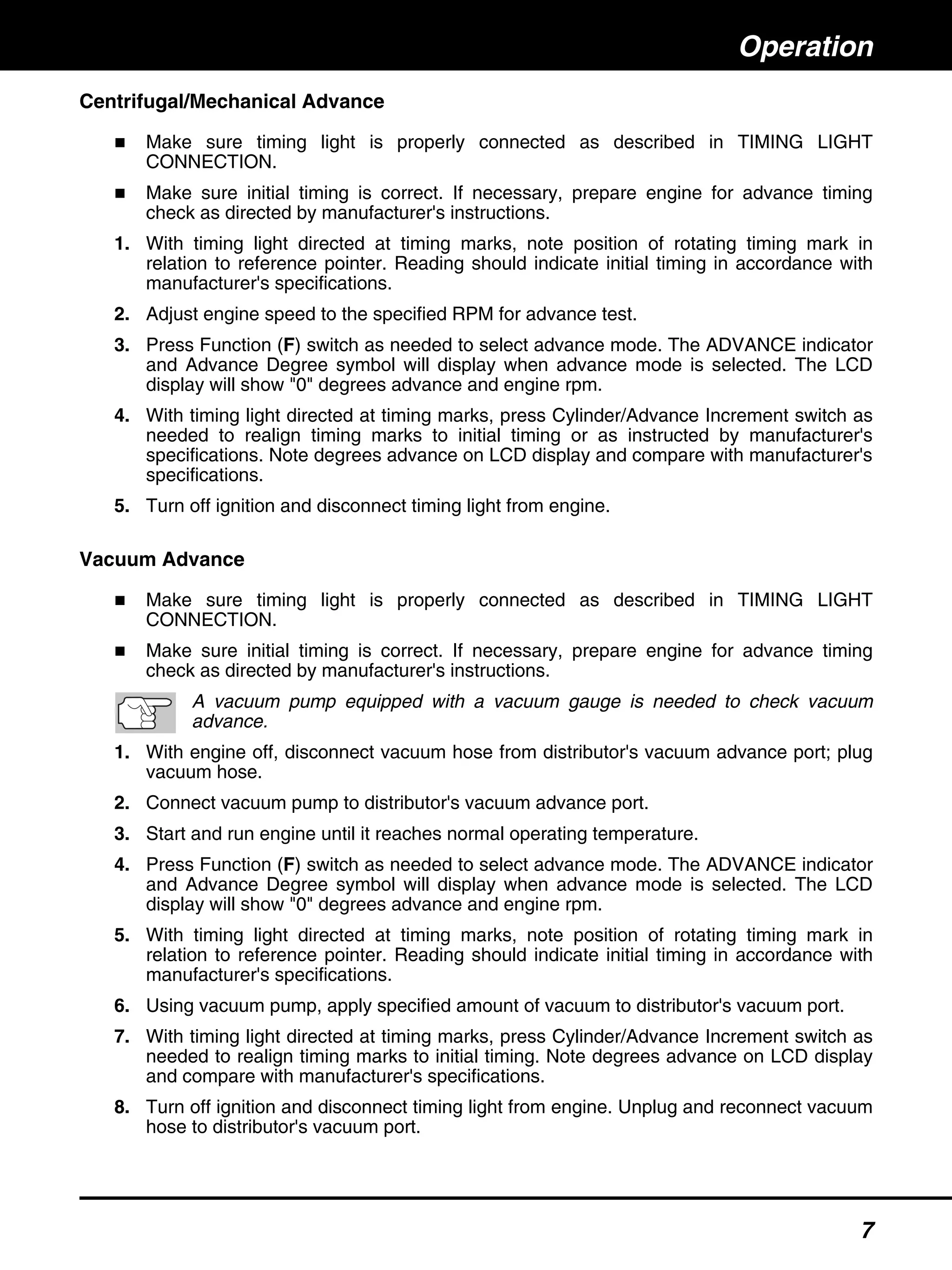Innova 5568 Pro-Timing Light User Manual | PDF