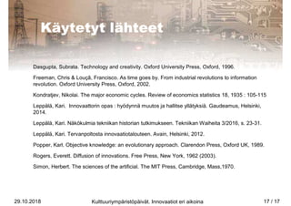 Kari Leppälä: Innovaatiot ja niiden merkitys eri aikoina | PDF