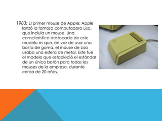 Innovaciones del mouse y teclado | PPTX