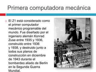 Innovaciones técnicas de la informática a lo largo | PPTX