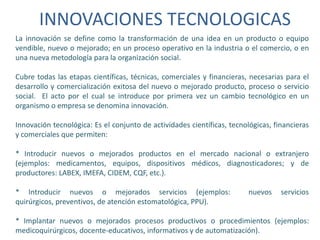 Innovaciones tecnologicas | PPTX