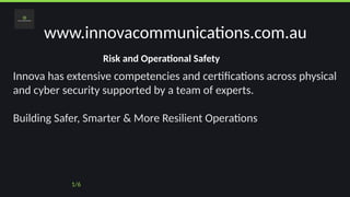 Risk and Operational Safety: Building Safer Operations | PPTX