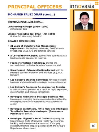 INNOVASIA Company profile | PDF