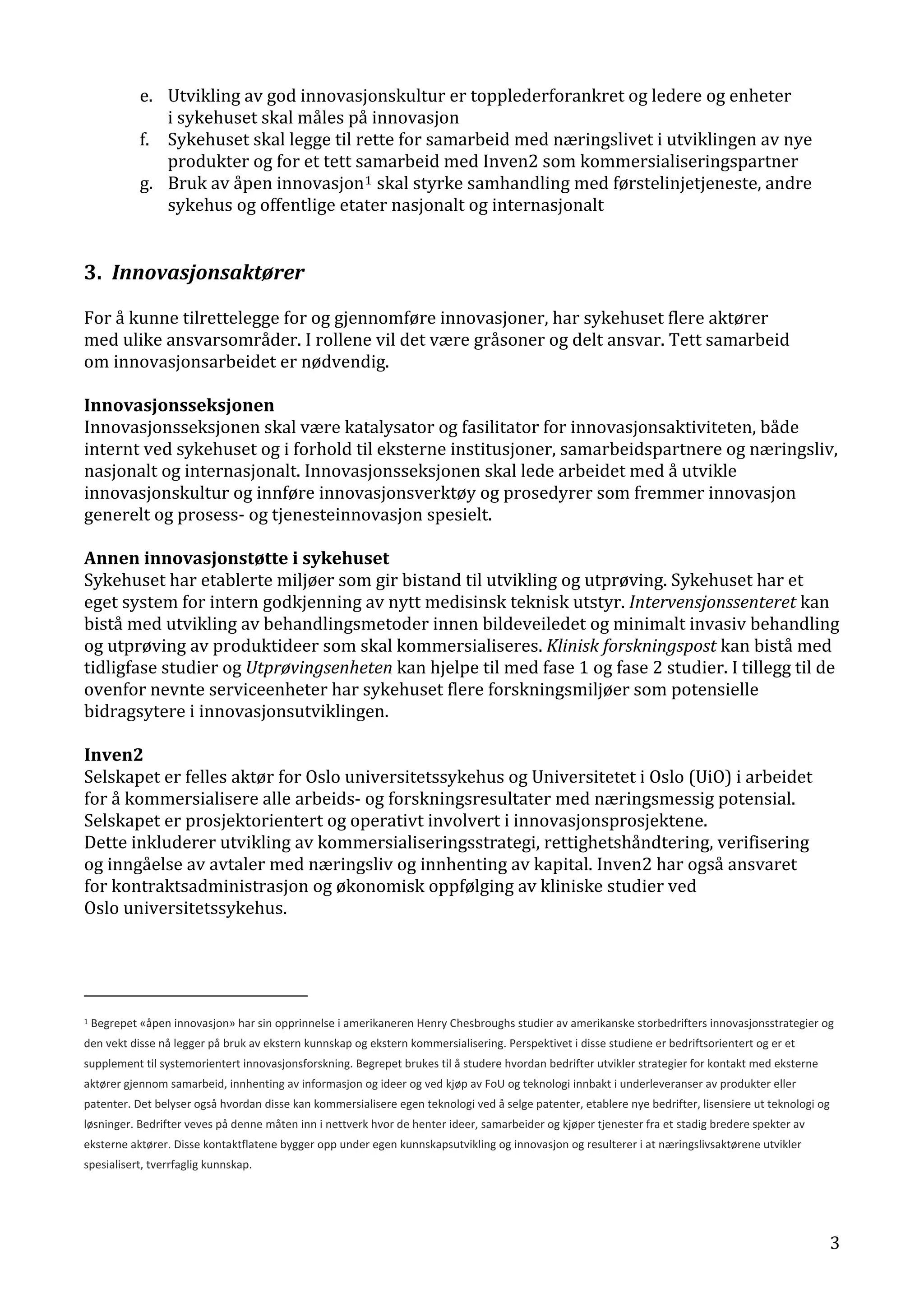 Innovasjonsstrategi | PDF