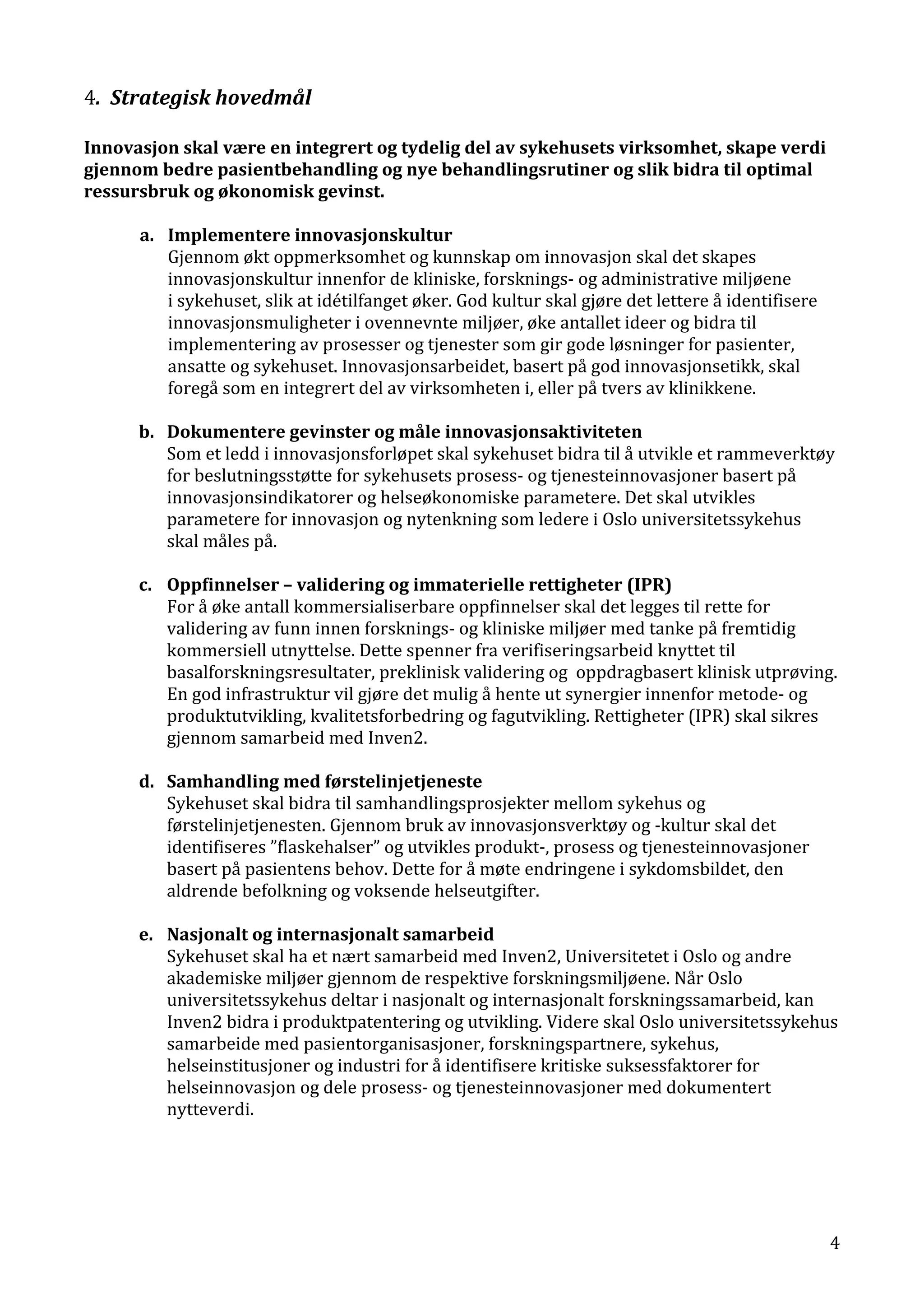 Innovasjonsstrategi | PDF