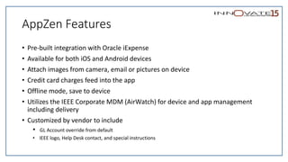 A Seamless 3rd Party Mobile Expense Reporting App Integration with ...