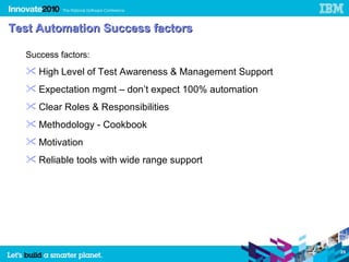 Case Study: How we achieved 95% automation with IBM Rational Quality ...