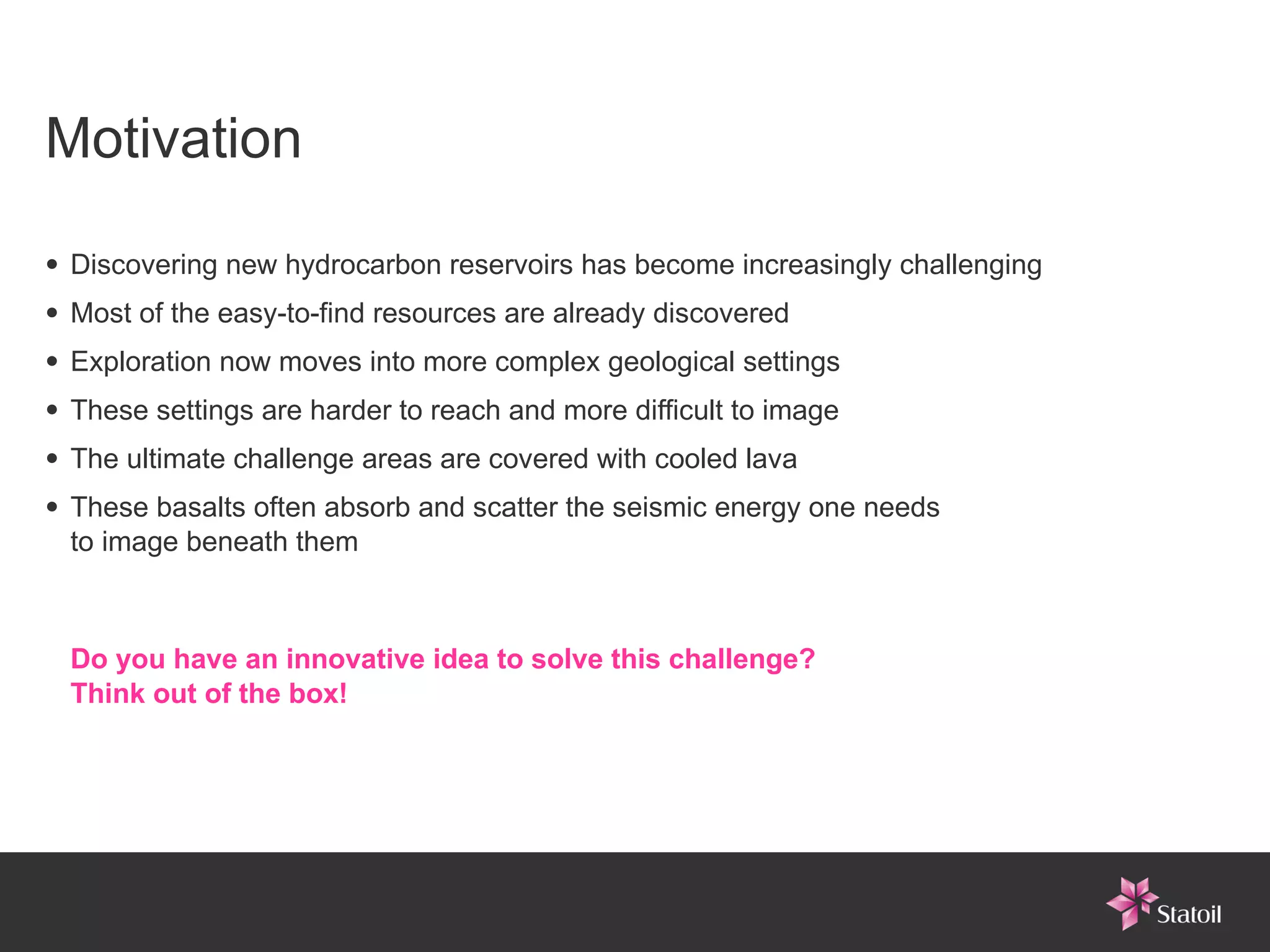 Innovate Challenge Sub Basalt Exploration Ppt