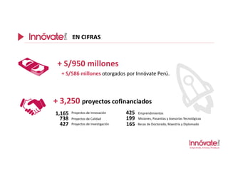 Innóvate Perú | Concurso de Innovación Empresarial | PDF
