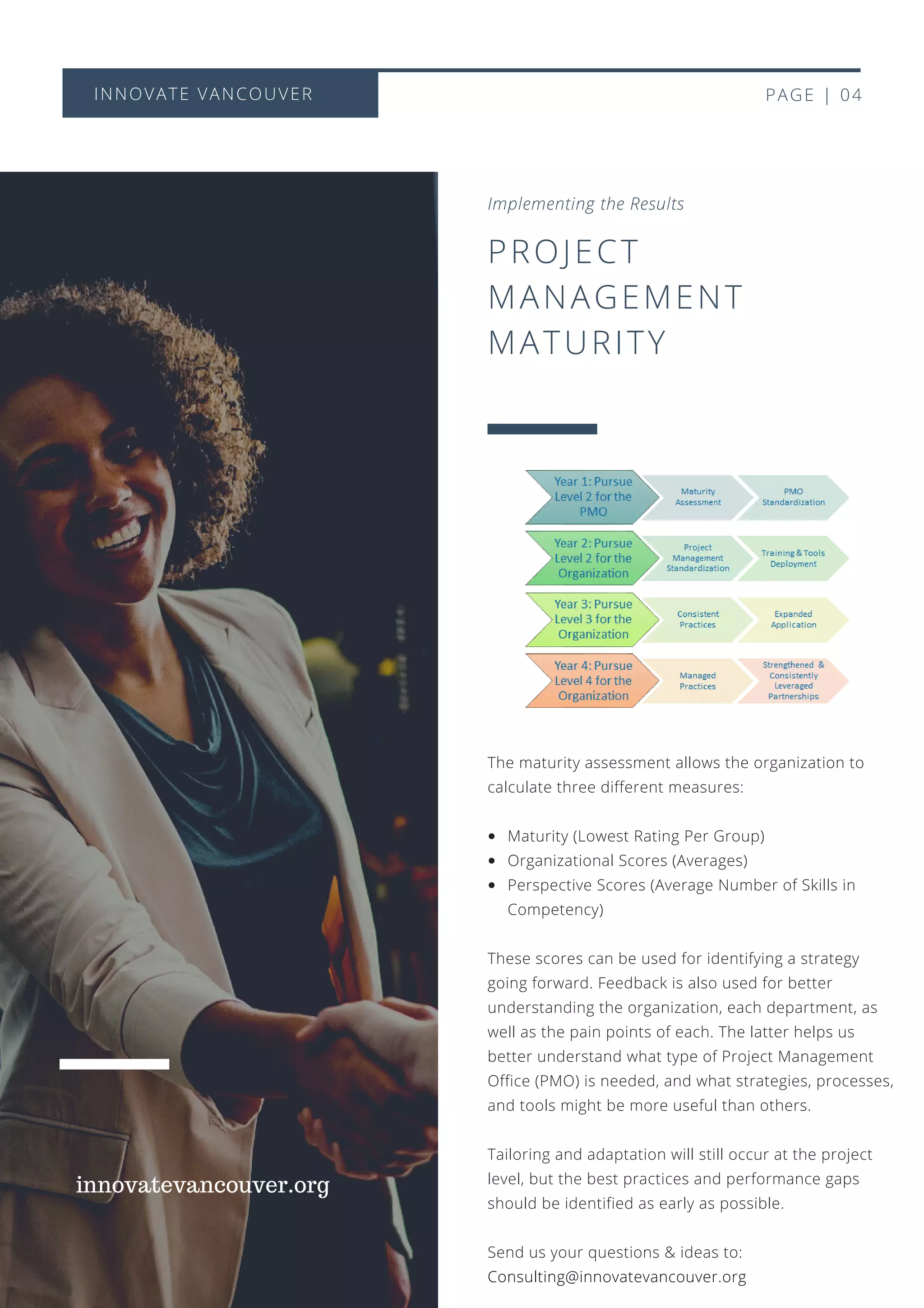 Project Management Office (PMO) Maturity Assessment | PDF