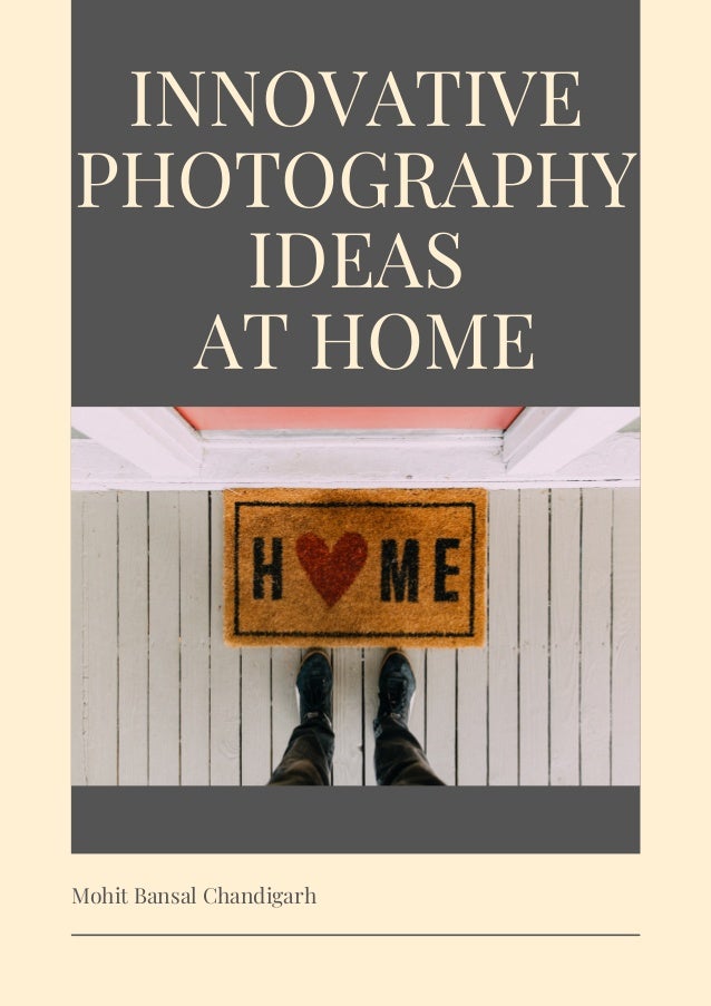 Innovatie Photography Ideas At Home | PDF
