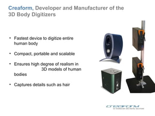 Innovating 3 D Solutions Creaform | PPT