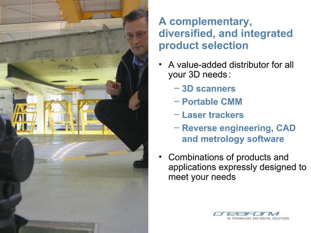 Innovating 3 D Solutions Creaform | PPT