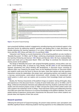 "Innovating an integrated approach to collaborative eLearning practices ...