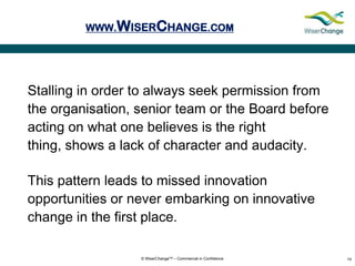 4 Leadership Patterns Which Hinder Innovative Change | PPTX | Business ...