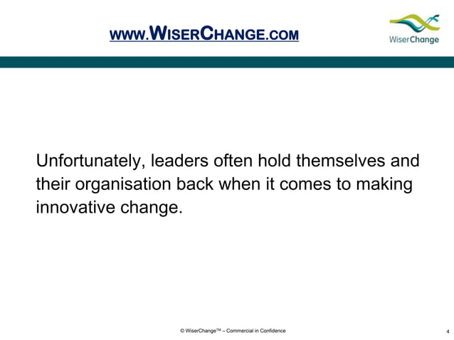 4 Leadership Patterns Which Hinder Innovative Change | PPTX | Business ...