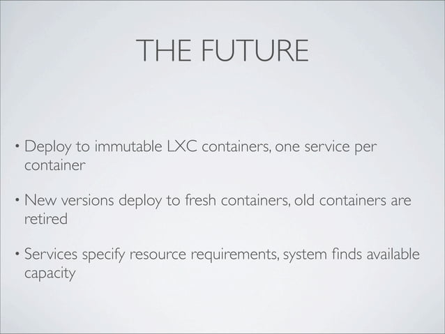 Innovating faster with SBT, Continuous Delivery, and LXC | PPT