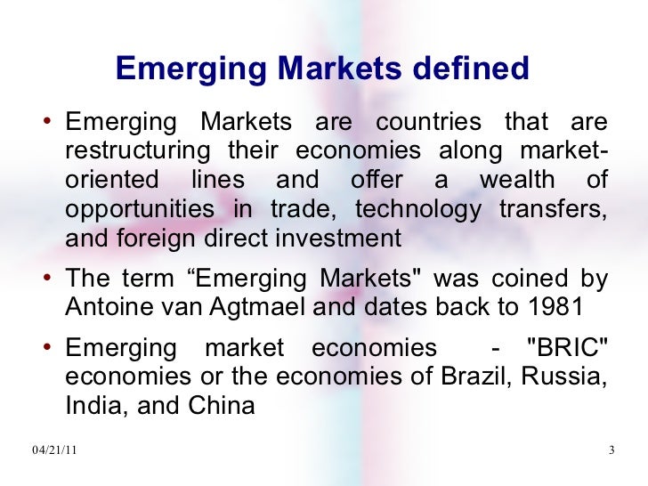 Innovating for emerging markets