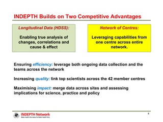 Innovating HDSS for greater efficiency in population based data in low ...