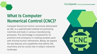 Innovating Manufacturing with CNC Technology | PPTX | Technology ...