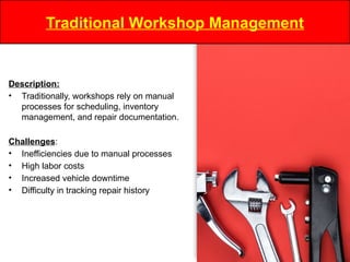 Innovations in Workshop technology and management | PPT