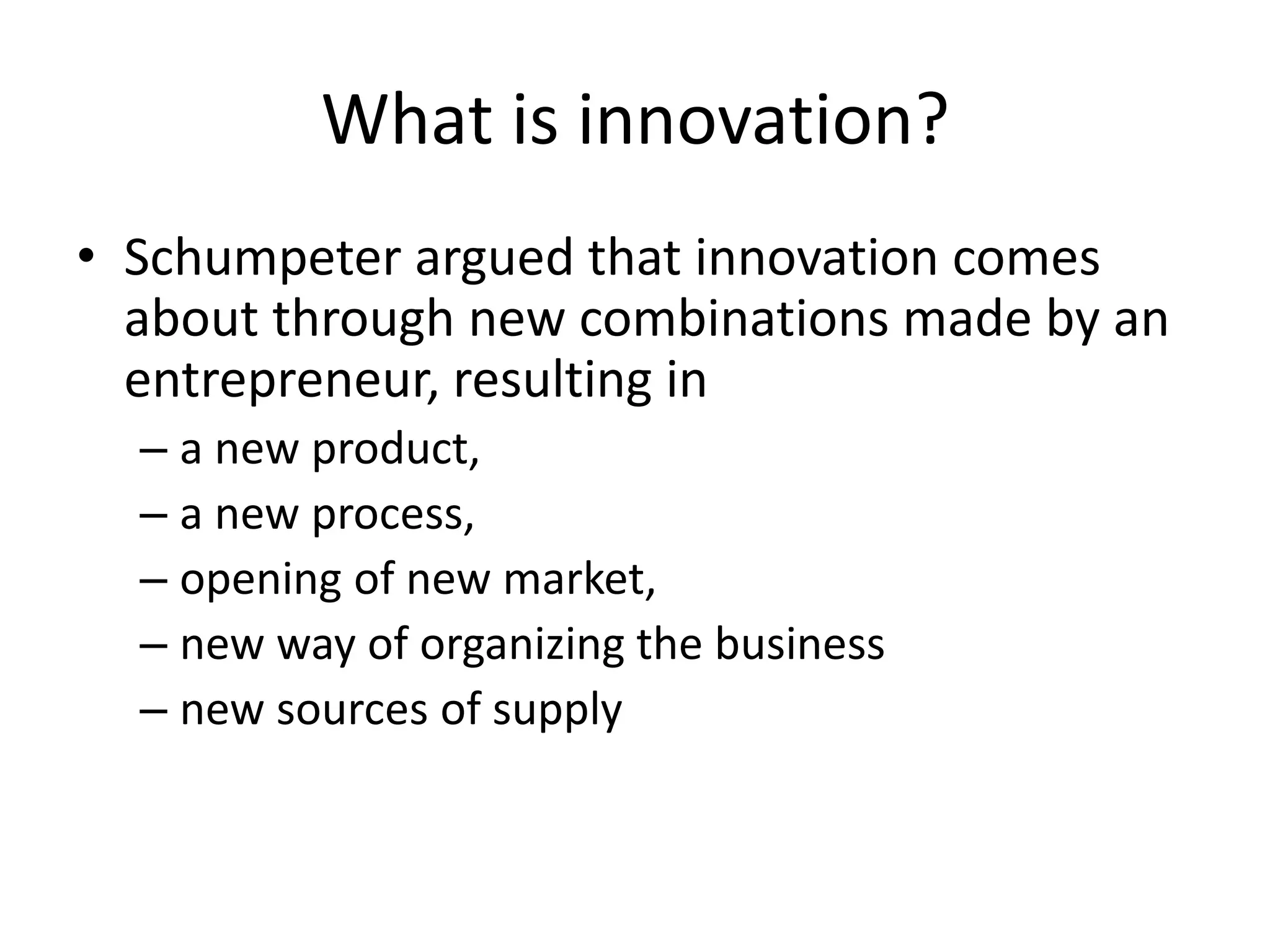 Innovation- Basics | PPT