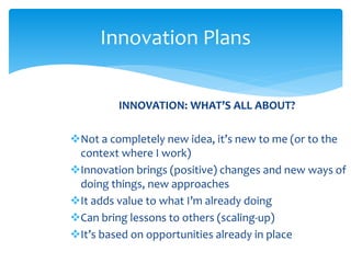 Innovation Plan Guidelines | PPT
