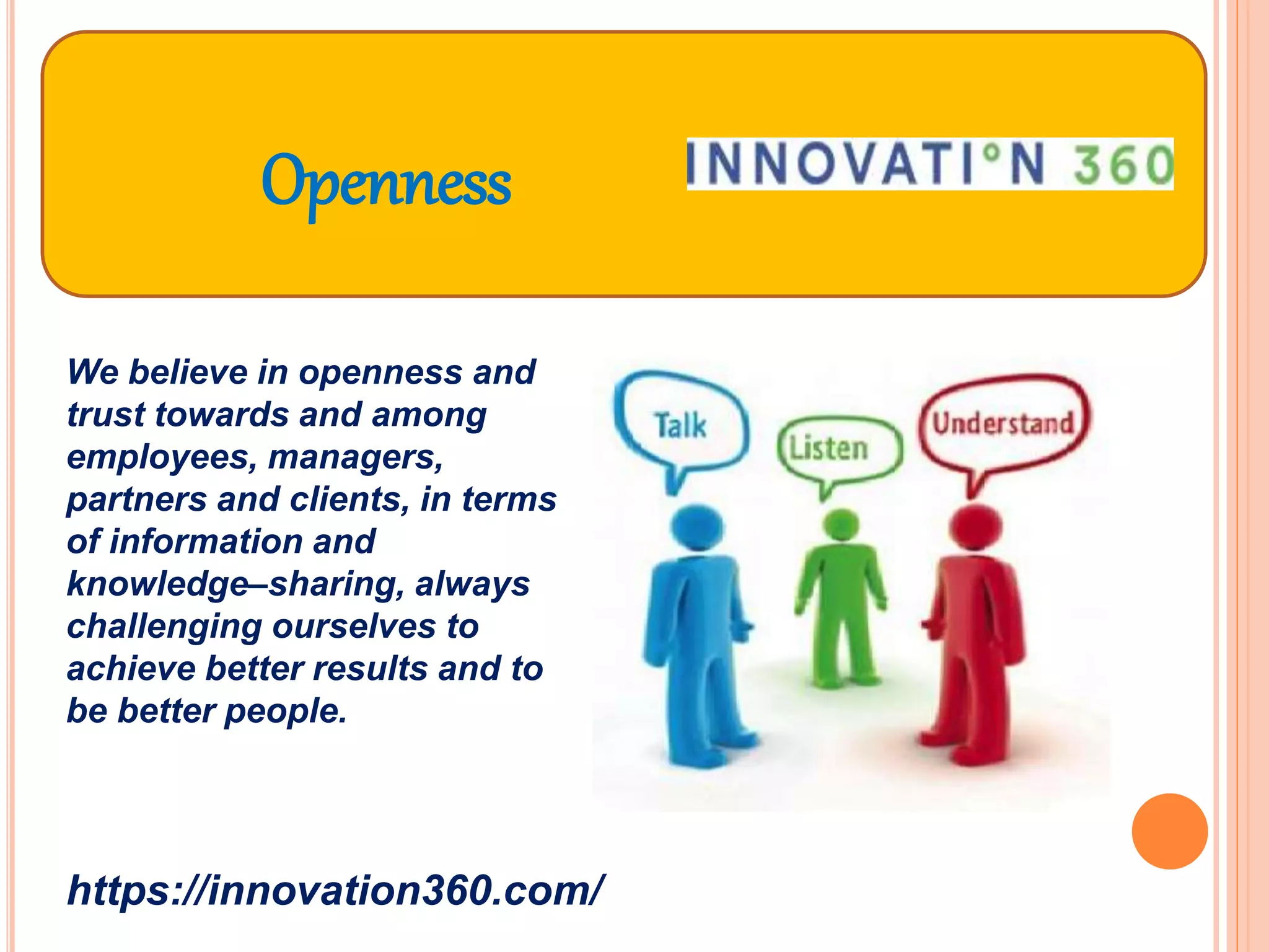 Welcome to innovation 360 | PPTX