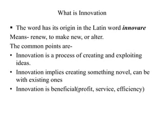 Innovation | PPTX